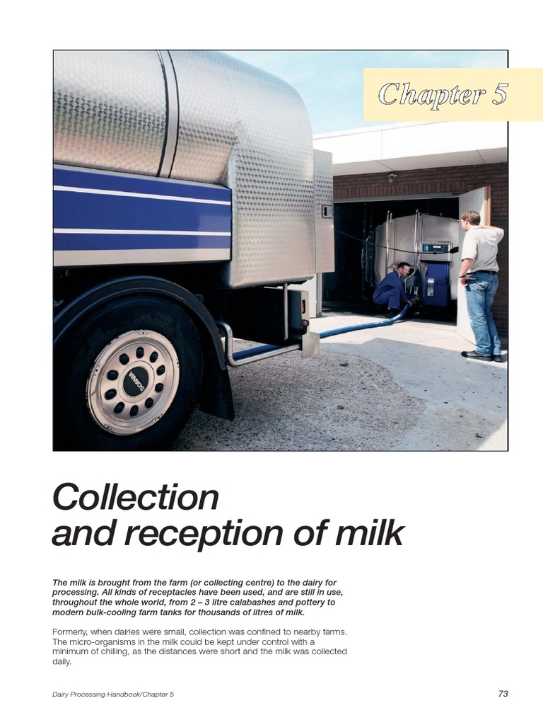 Milk Collection and Reception Process | PDF | Dairy | Oil Tanker
