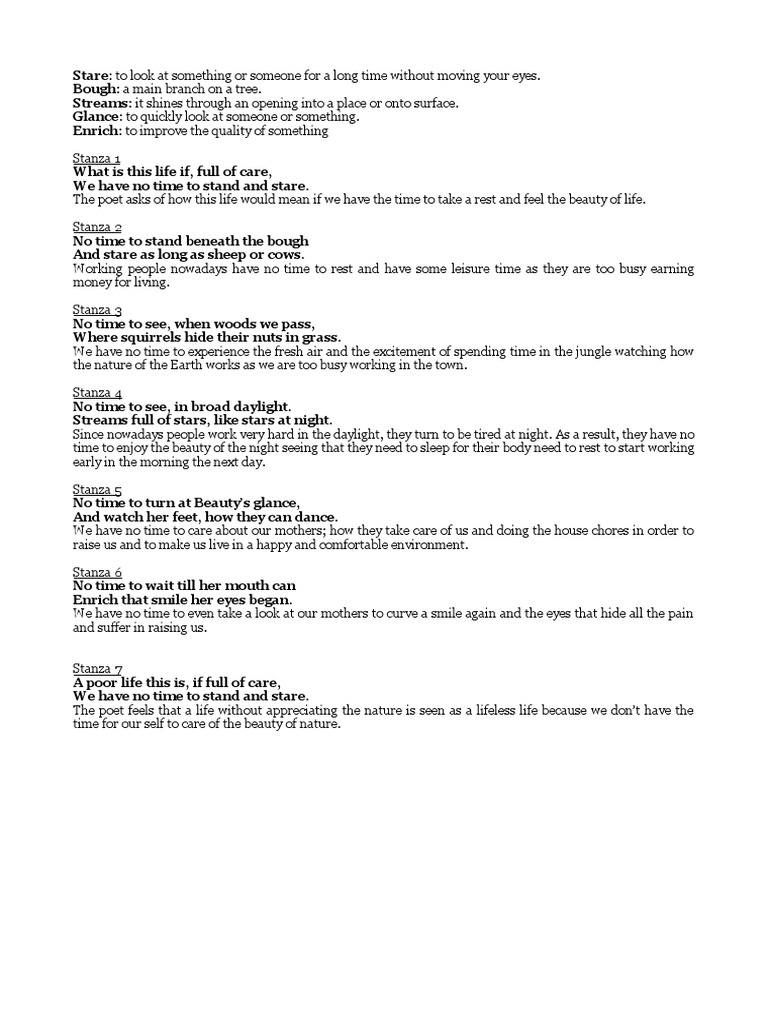 Leisure Poem | PDF | Foreign Language Studies | Poetry