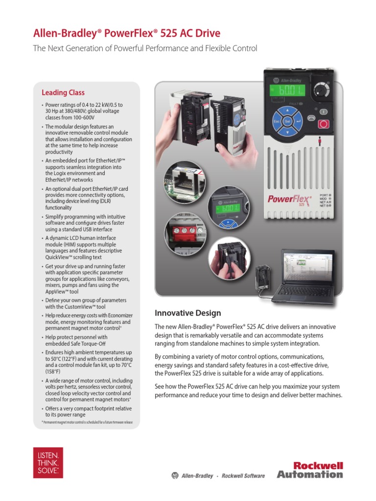 Allen-Bradley® PowerFlex® 525 AC Drive | PDF | Embedded System ...