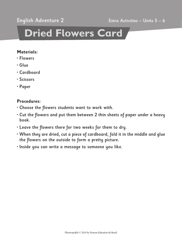 English Adventure 2: Units 5-6 Activities | PDF