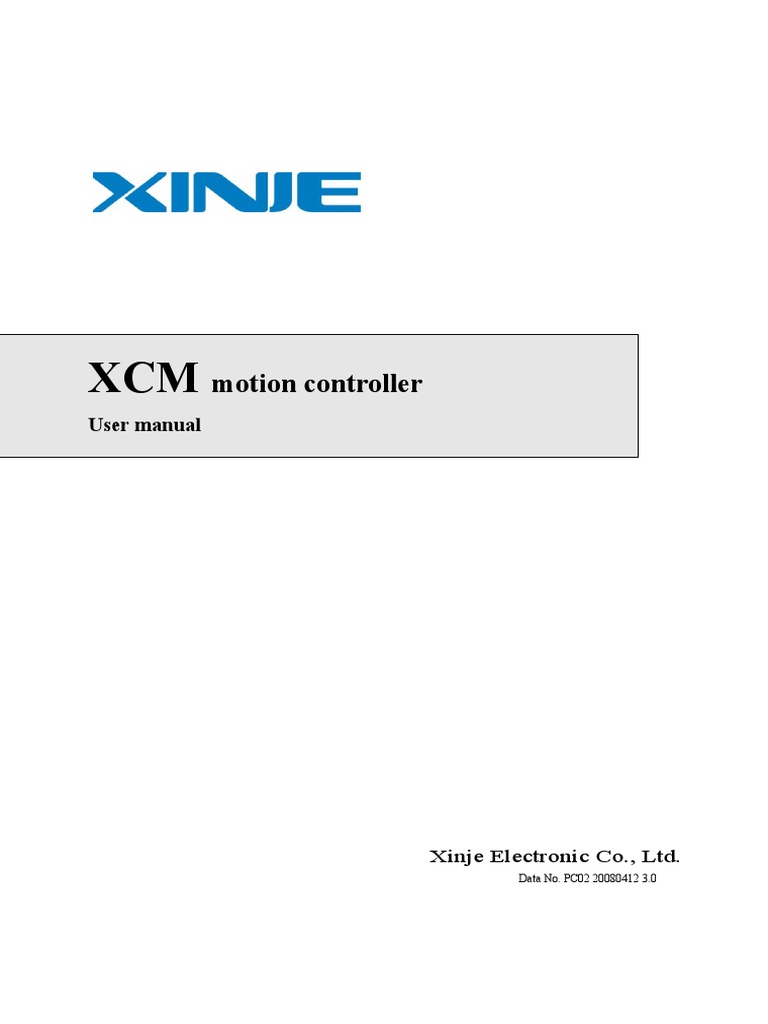 Manual - PLC XCM Motion Controller | PDF | Bipolar Junction Transistor ...