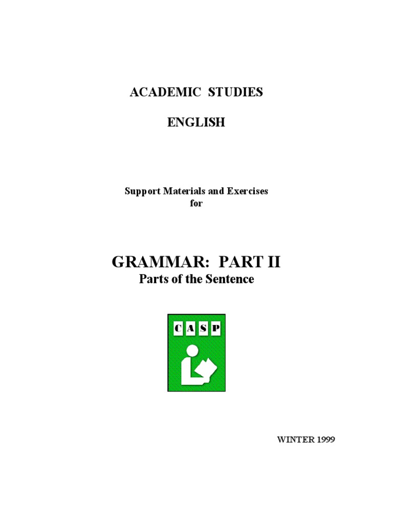 Academic Studies - English Part II | PDF
