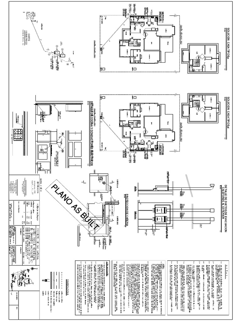 Plano As Built Gas | PDF