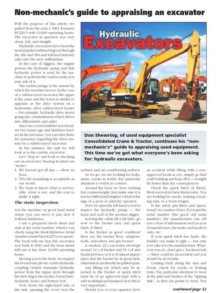 HEMM Excavator04 | PDF | Elevator | Machines