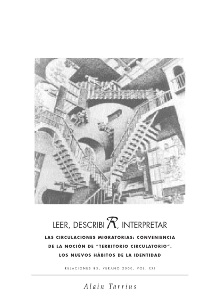 2000 Alain Tarrius - Las Circulaciones Migratorias Convivencias de La ...
