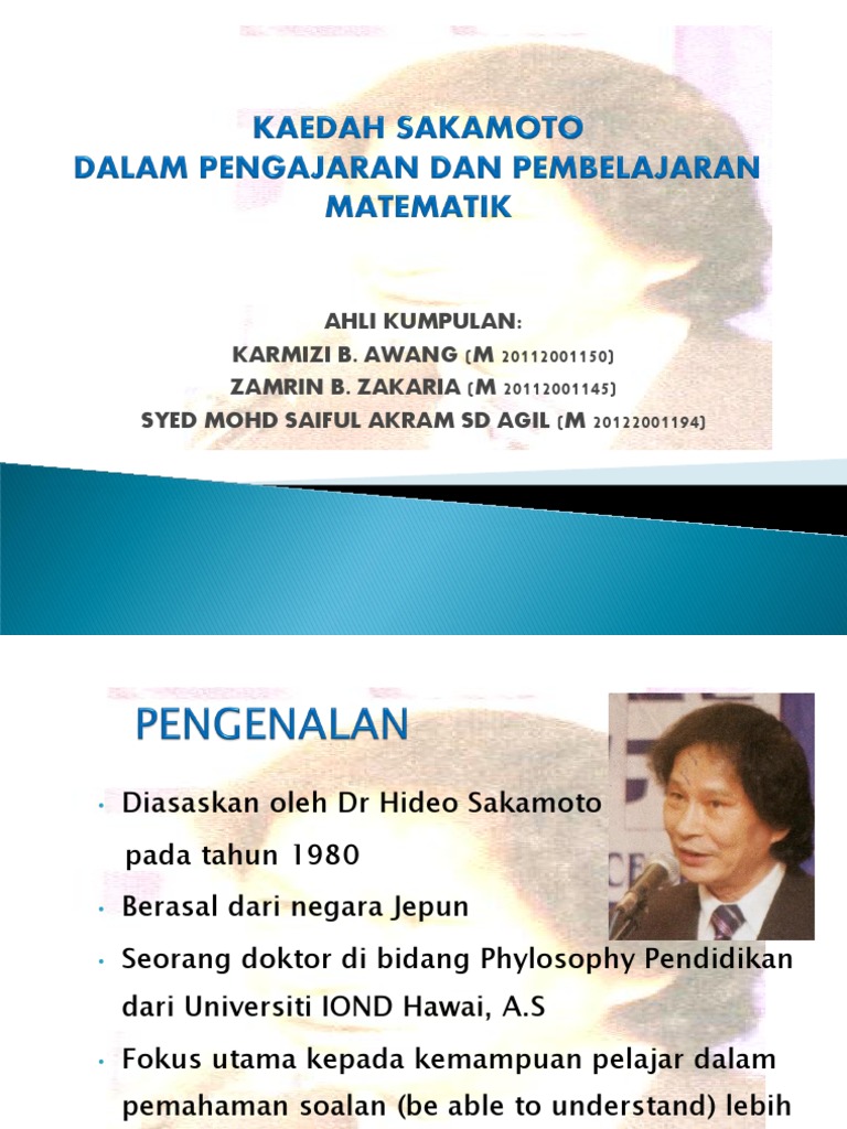Kaedah Sakamoto dalam Matematik | PDF | Karier & Perkembangan