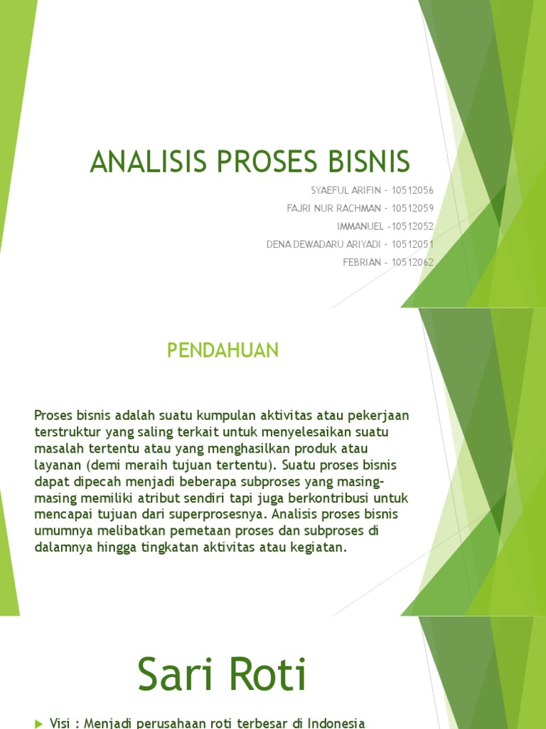 Analisis Proses Bisnis | PDF
