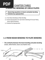 Circular Plate Deflection Analysis | PDF | Bending | Stress (Mechanics)
