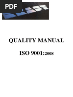 Quality Manual Template Example | PDF | Iso 9000 | Quality Management ...