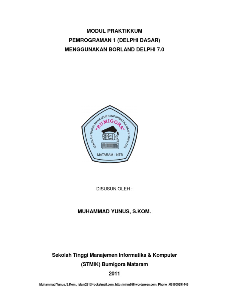 Modul Pemrograman Delphi | PDF