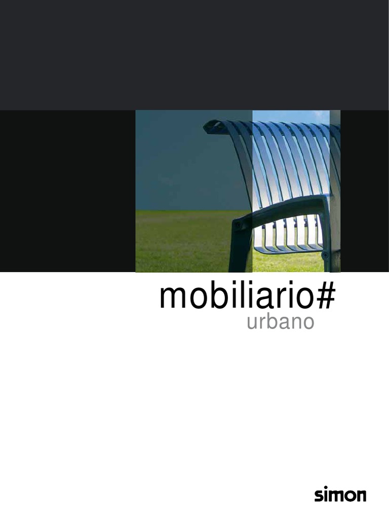 Catalogo Mobiliario Urbano Simon Lighting | PDF | Barcelona | Diseño