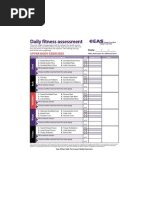 LIIFT 4 Workout Schedule and Calendar | PDF | Arm | Sports