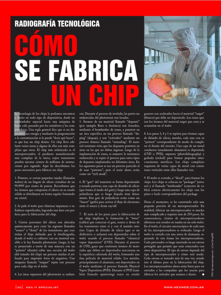 Fabricacion de Chips | Circuito integrado | Microprocesador