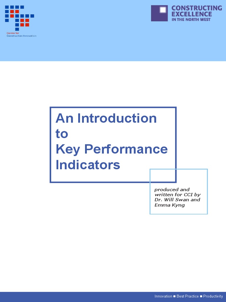 Cci Kpi Report 2004 | PDF | Benchmarking | Performance Indicator