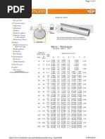 NPT Thread Dimensions | PDF | Machining | Metalworking