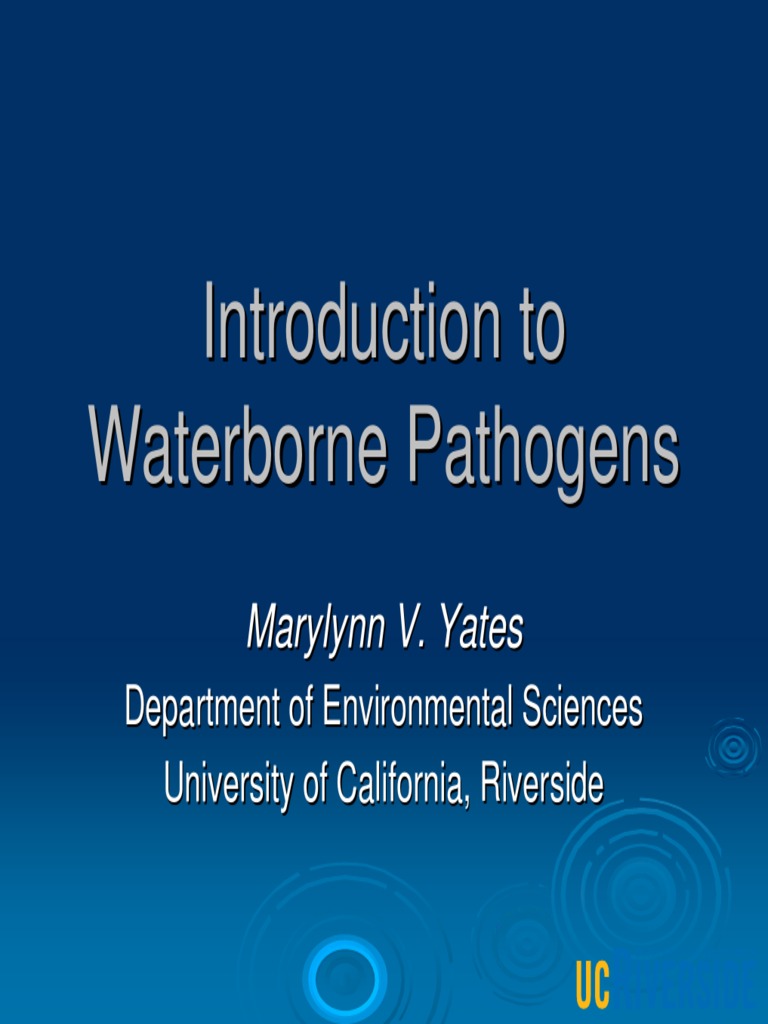 Introduction To Waterborne Pathogens | PDF | Diarrhea | Pathogen