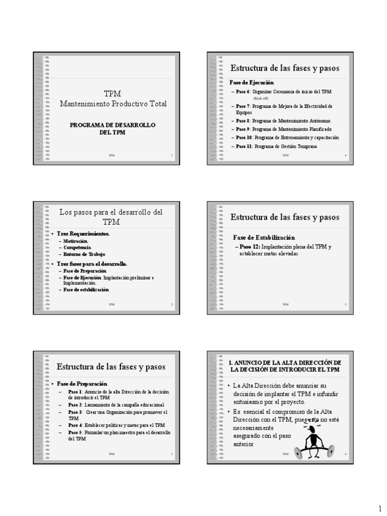 Fases-pasos-TPM | PDF | Liderazgo | Science