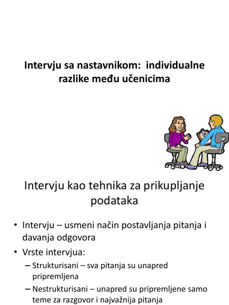 6 Priprema Za Intervju | PDF
