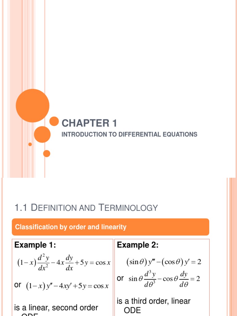 Introduction To Differential Equations | Download Free PDF | Ordinary ...