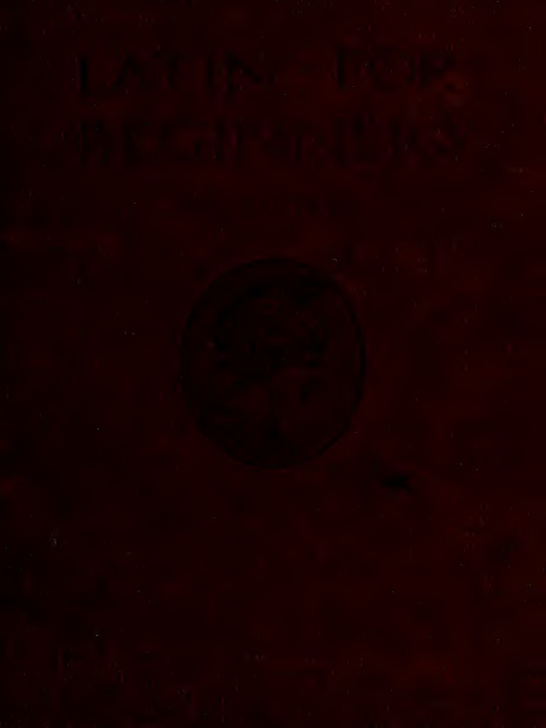 Latin For Beginners | PDF | Grammatical Number | Consonant