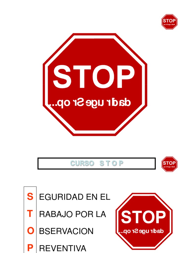 Sistema Stop General-observacion preventiva.ppt | Herramientas ...
