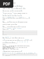 The Killers - Mr. Brightside (Tab) | PDF | Song Structure | Songs