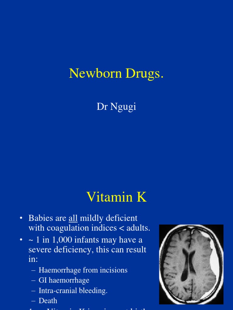 10 Newborn Drugs and Fluids | PDF | Fever | Infants