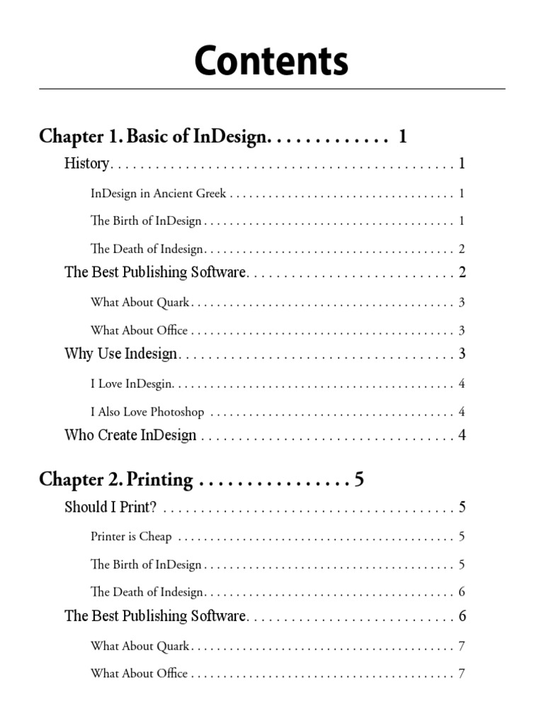 Chapter 1. Basic of Indesign. - . - . - . - . - . - . 1 | PDF | Editing ...