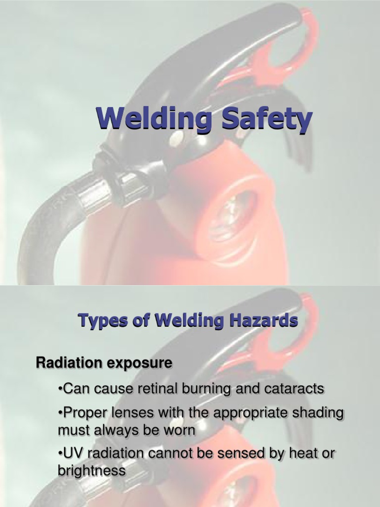 Welding Safety | PDF | Electric Shock | Welding