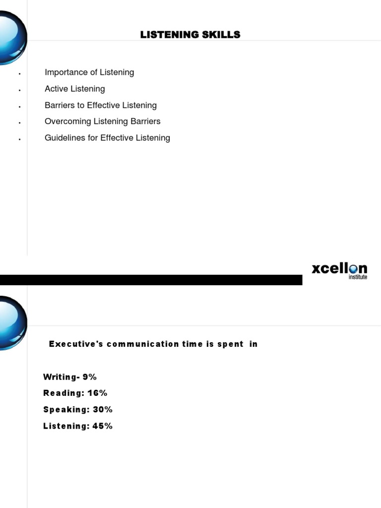 Listening Skills & Reading Skills Project Project | PDF | Reading ...