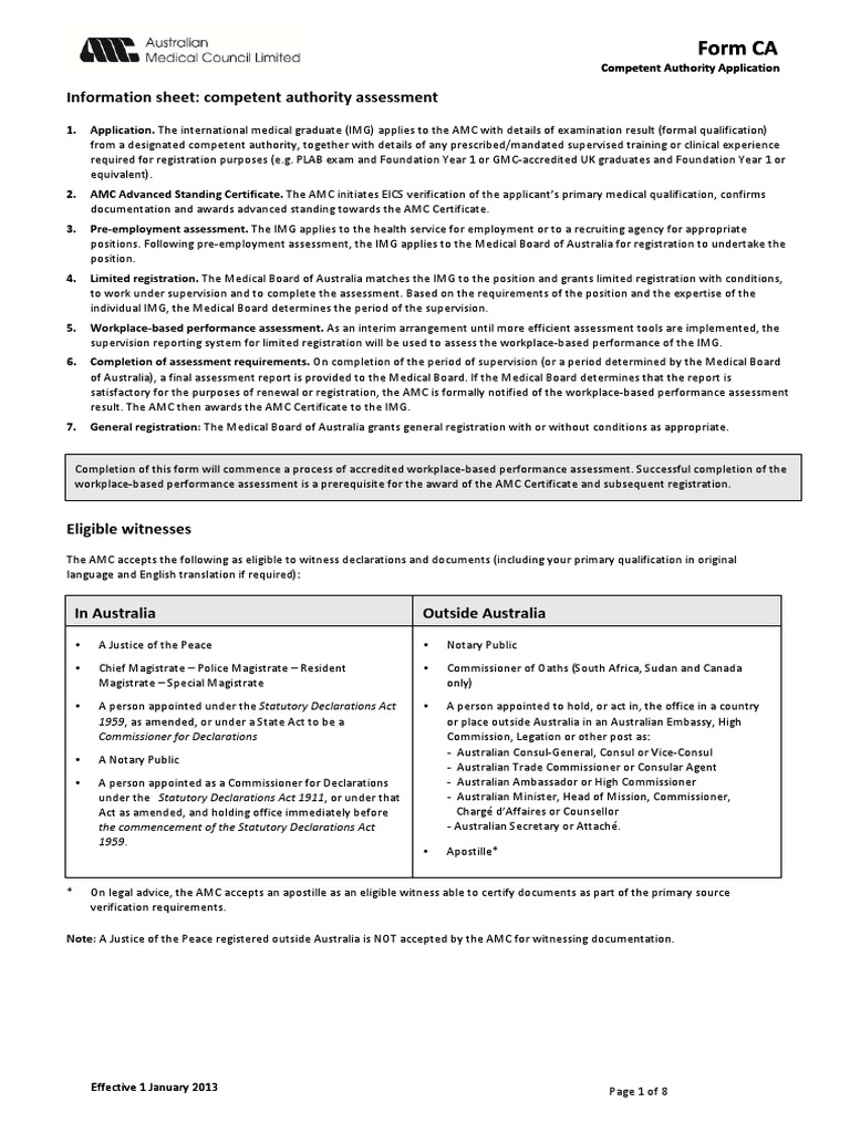 Form Application Competent Authority 2013 | PDF | Justice Of The Peace ...
