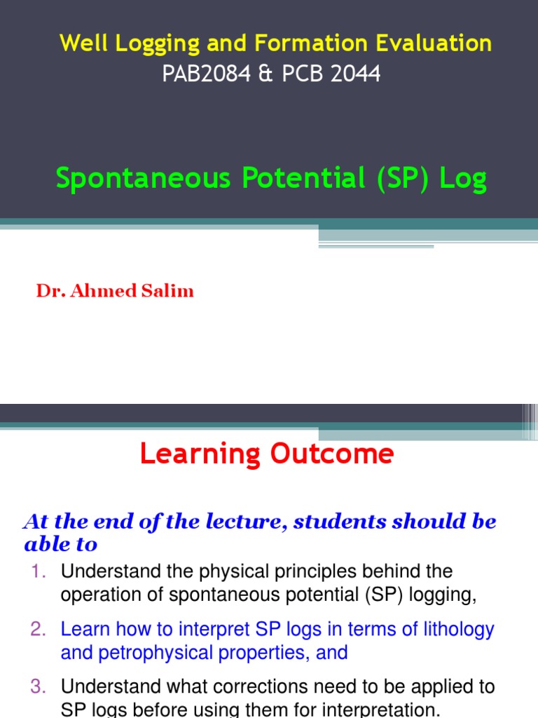 Lec 5-1 SP Log | PDF | Electromagnetism | Physical Chemistry