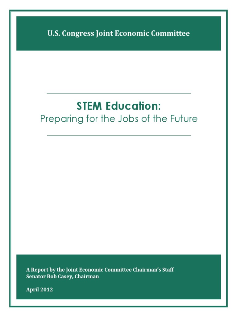 STEM Education - Preparing For The Jobs of The Future | PDF | Science ...