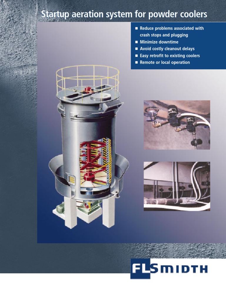 Startup Aeration System For Powder Coolers | PDF | Mechanical ...
