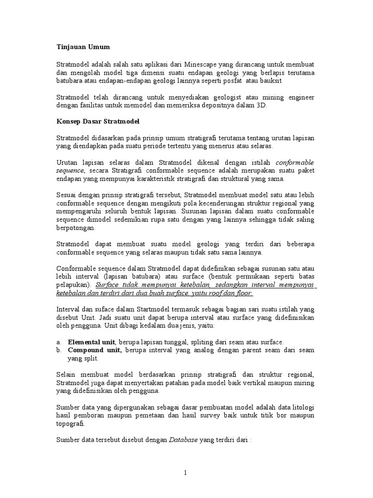 Belajar Stratmodel | PDF