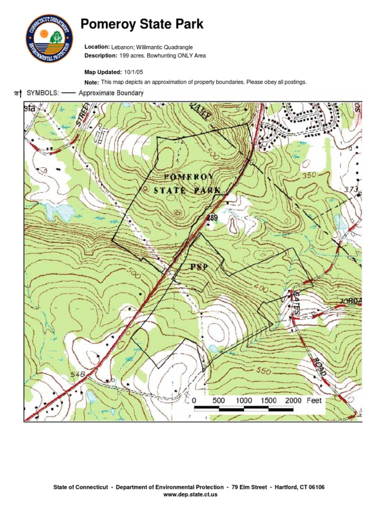 Bowhunting Area Map - Willimantic, CT | PDF | Travel | Law
