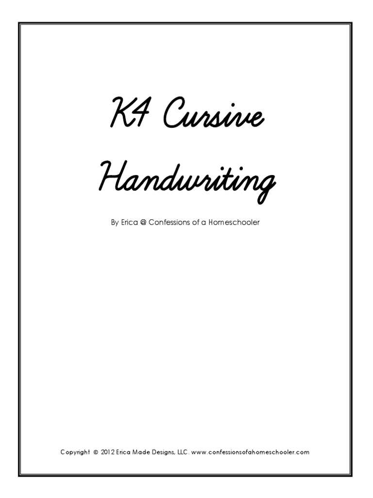 Cursive Handwriting | PDF | Download | Copyright