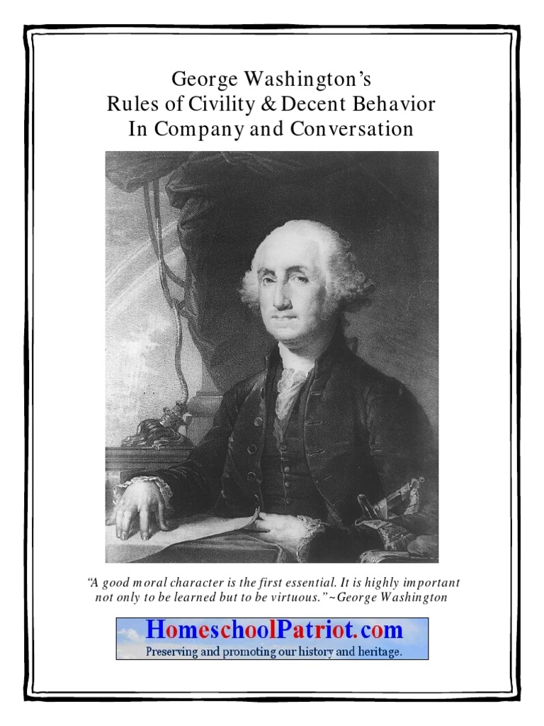 George Washington Rules of Civility | PDF | Etiquette