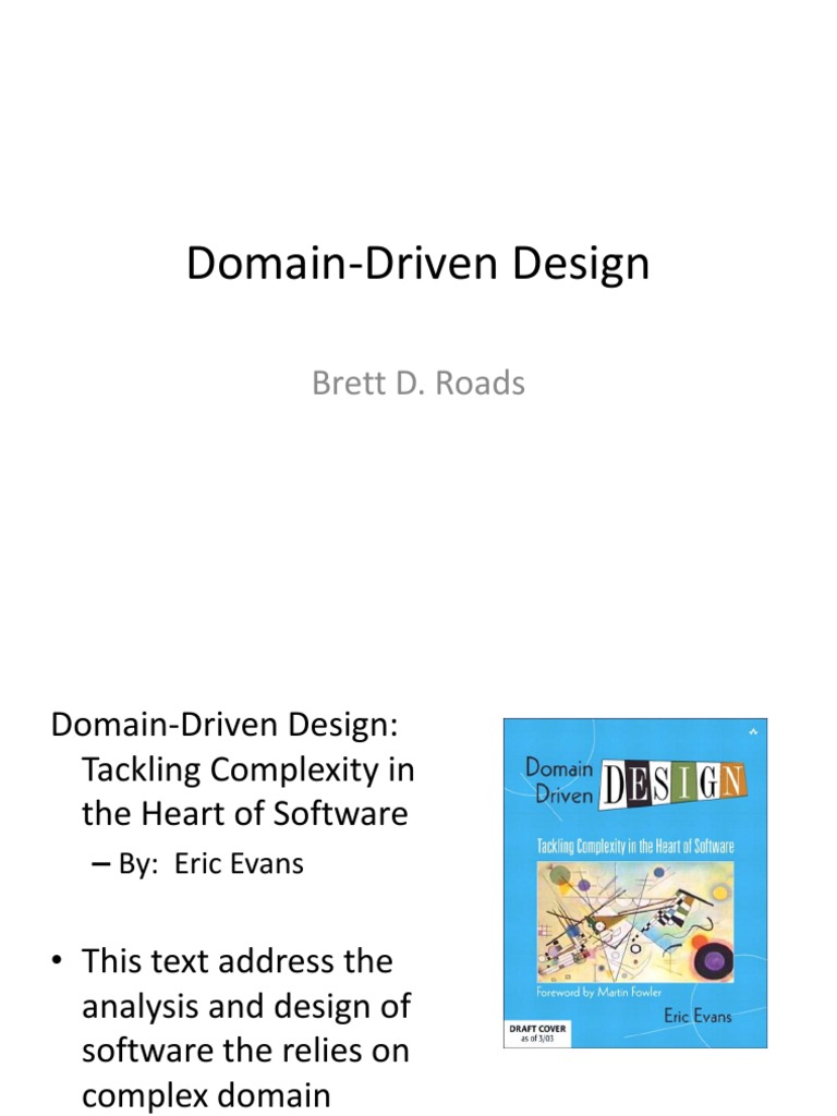 Domain Driven Design | PDF | Expert | Software Development