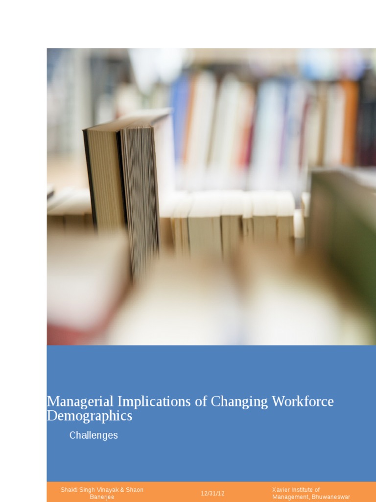 Changing Workforce Demographics | PDF | Labor | Economies