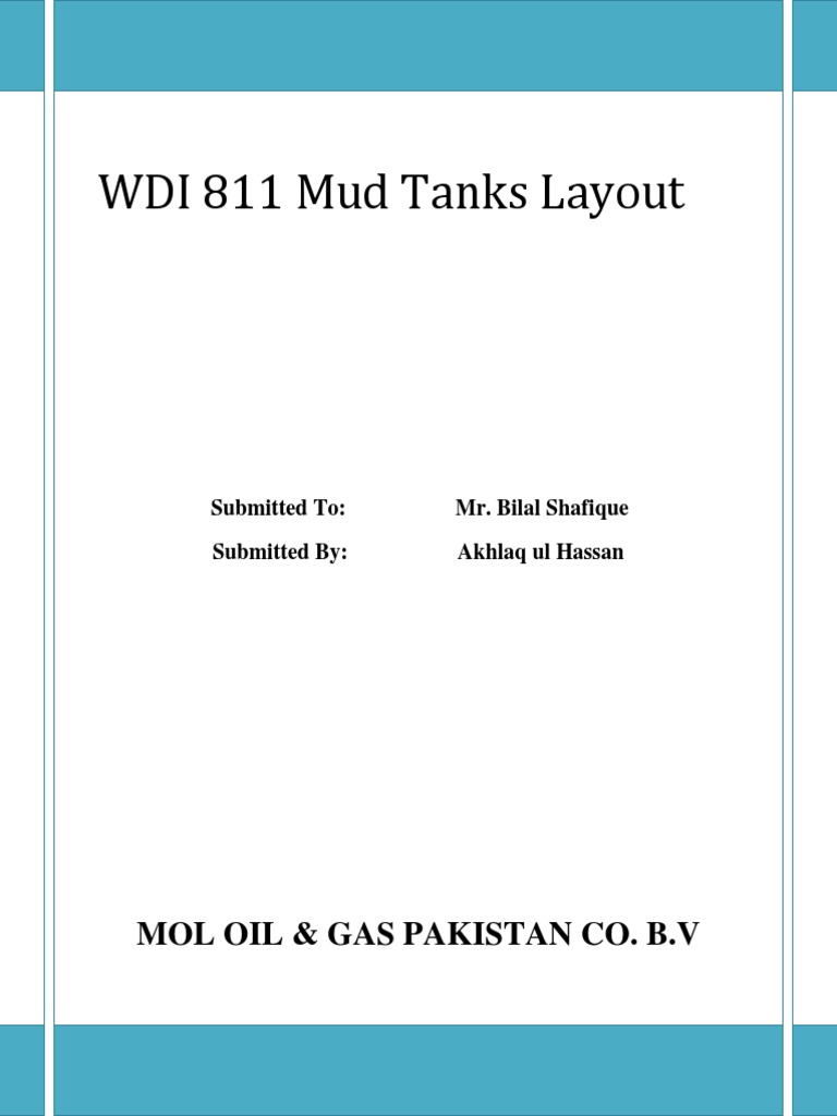 Mud Tanks Layout for Drilling Rig | PDF