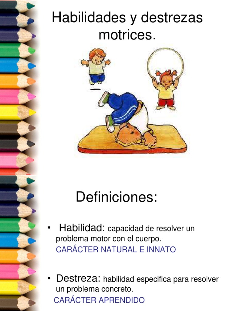 Habilidades y Destrezas Motrices | PDF | Posiciones de baloncesto ...