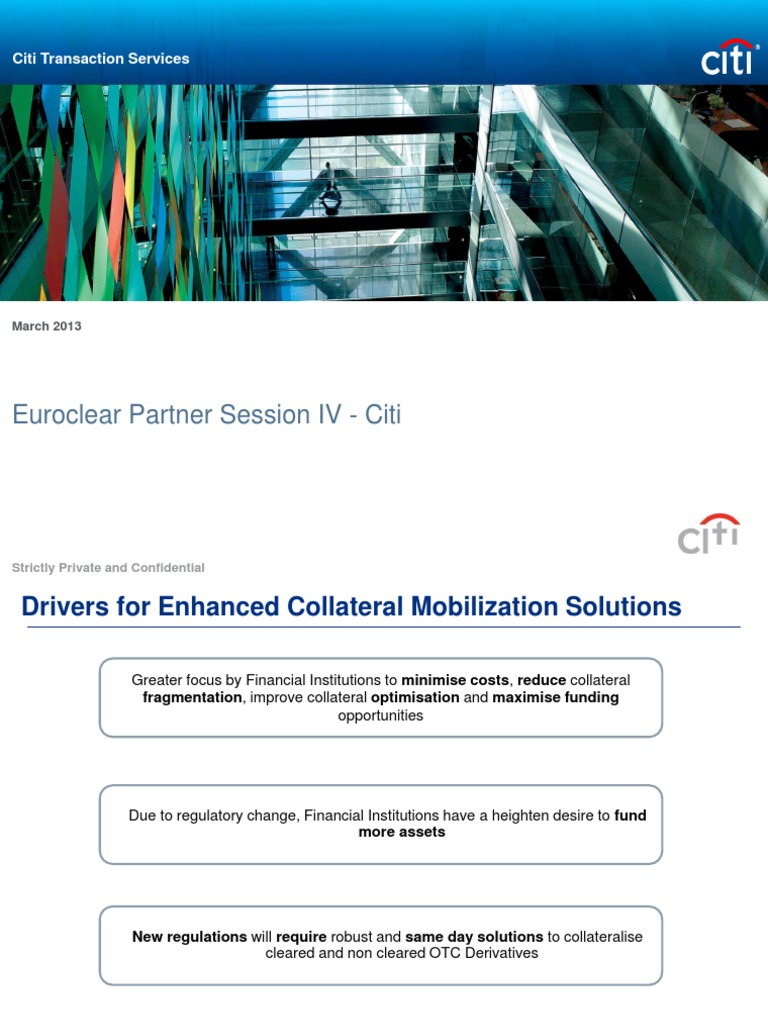 Citibank Euroclear | PDF | Citigroup | Securities (Finance)