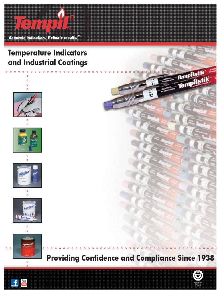 Tempilstik Thermal Chalks | PDF | Fahrenheit | Welding