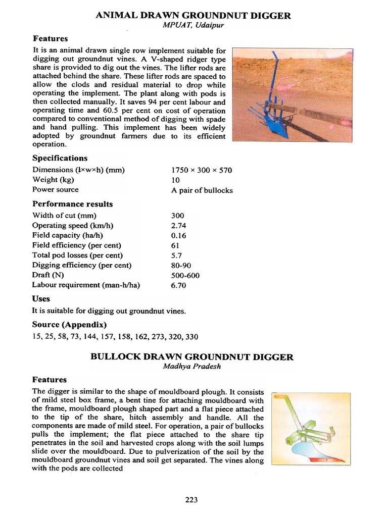 Animal Drawn Impliments | PDF | Tractor | Belt (Mechanical)