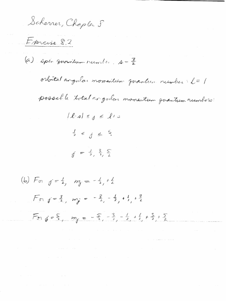 Scherrer Quantum Physics Solutions Chapter 8 pt2 | PDF