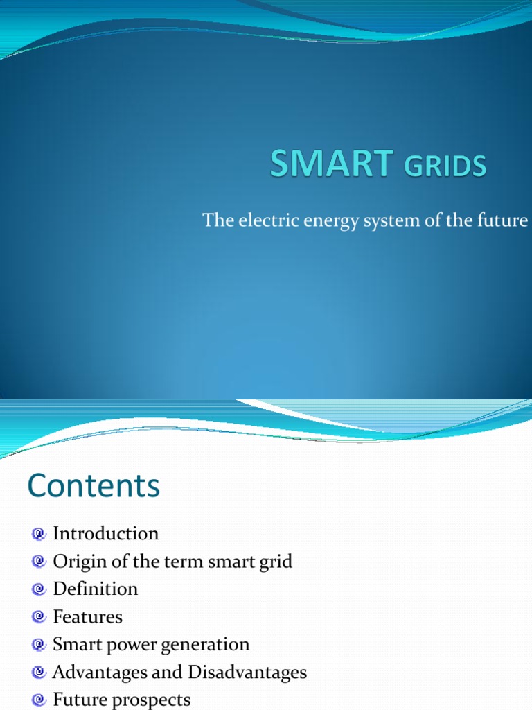 Future of Smart Grid Technology | PDF | Electrical Grid | Smart Grid