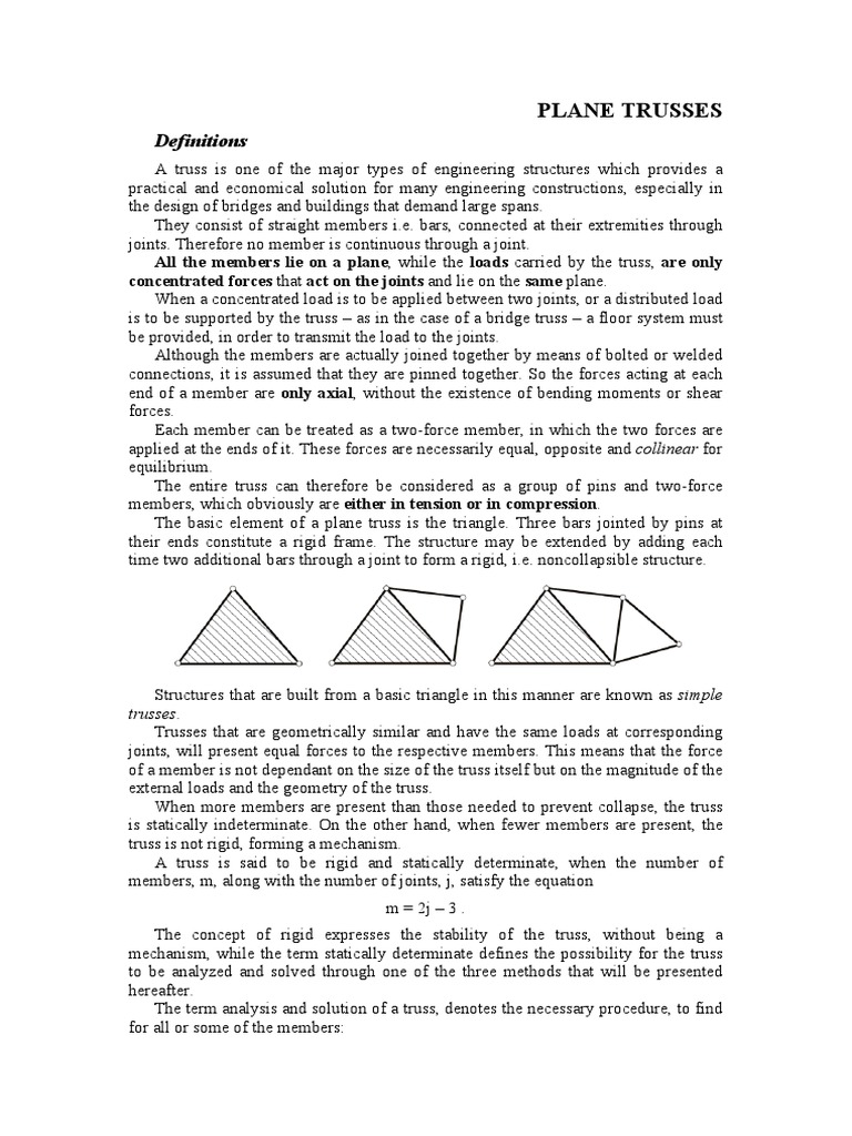 Cremona Diagram For Truss Analysis | PDF | Truss | Chemical Equilibrium