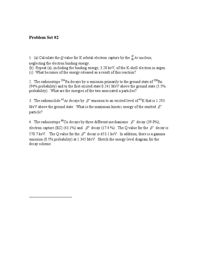 Contoh Soal Dan Penyelesain Ke2 | PDF | Radioactive Decay | Physical Universe