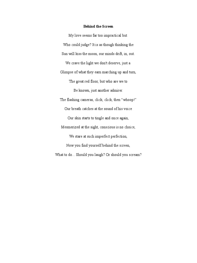 Original Sonnet | PDF
